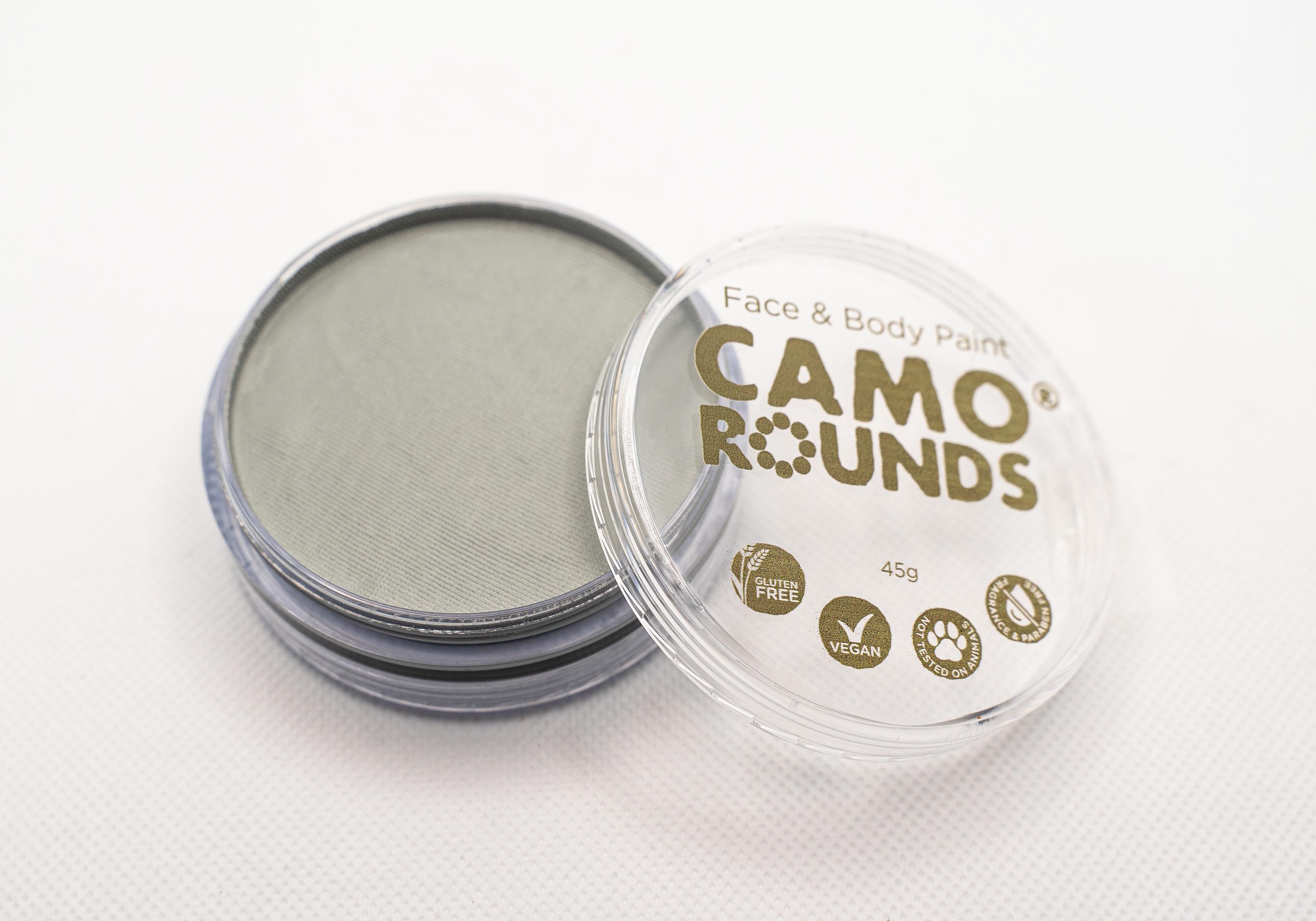 Ash Gray Face Paint - CLAY | Camo Rounds®