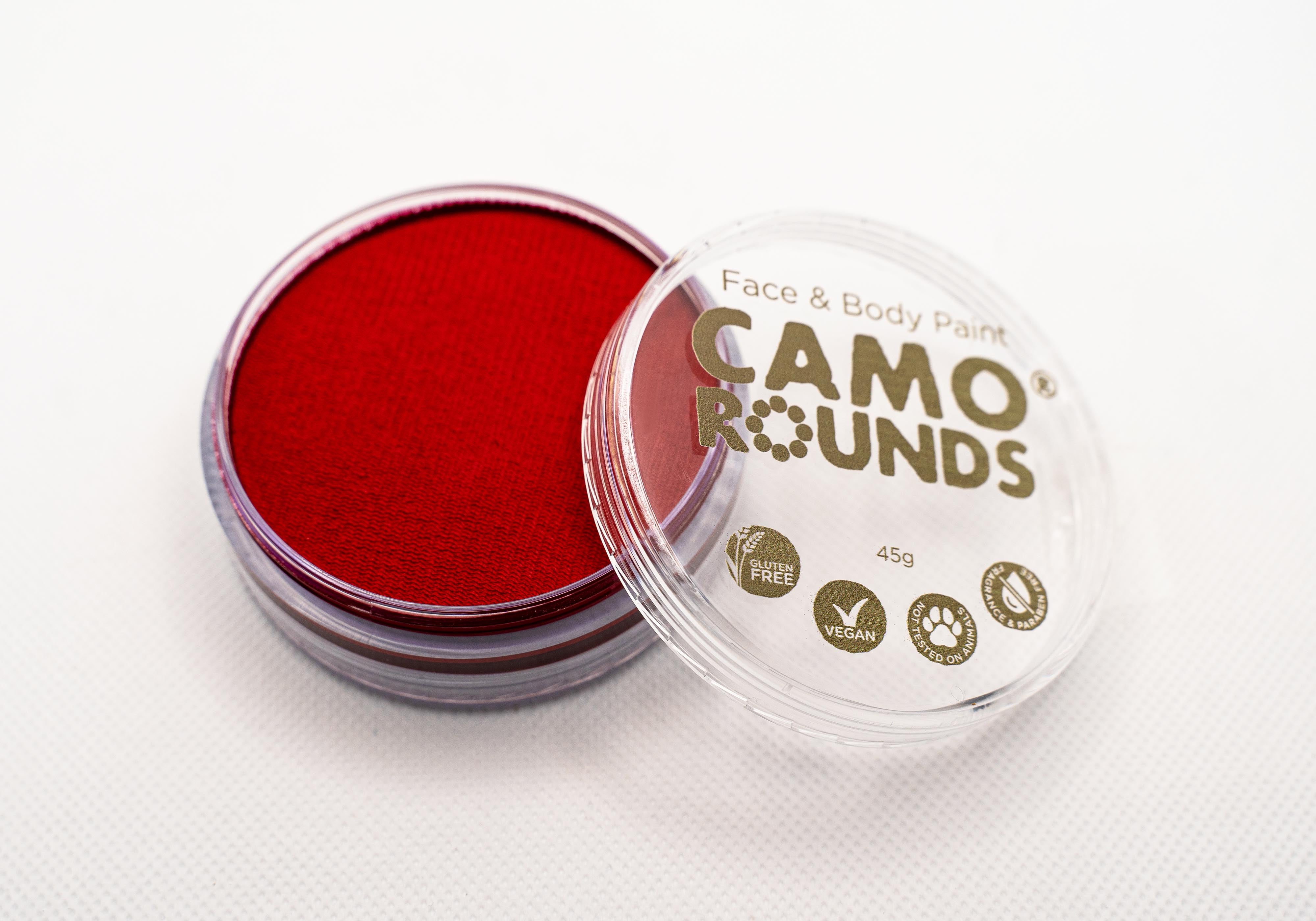 Flame Red Face Paint - FIRE EMBER | Camo Rounds®