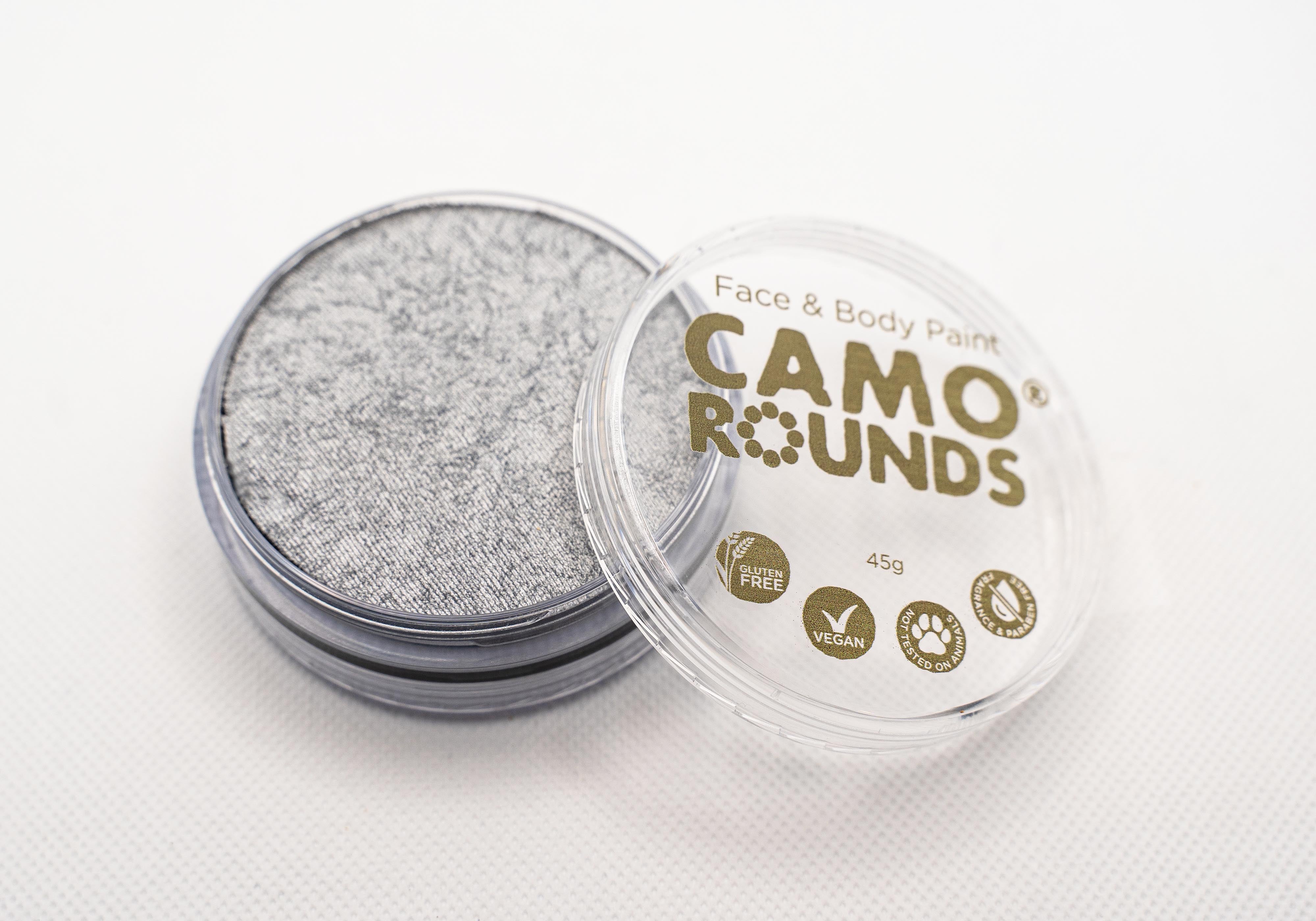 SPORTS COLLECTION SILVER Face Paint | Camo Rounds®