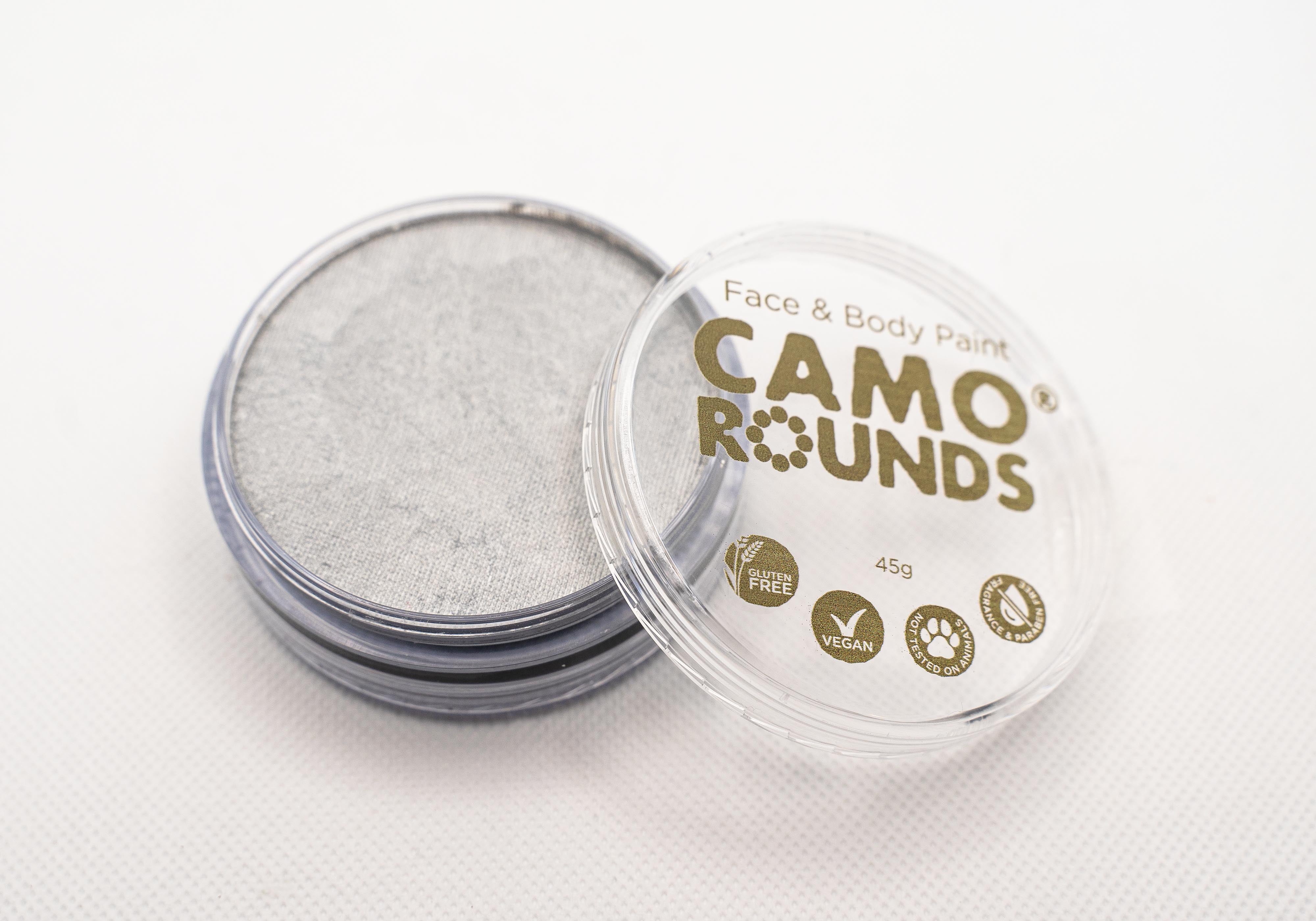 STEEL Metallic Face Paint | Camo Rounds®
